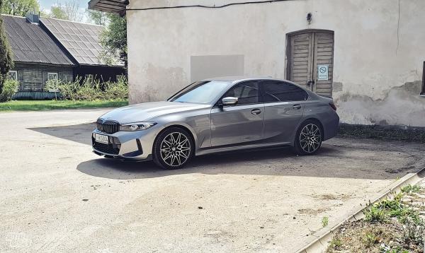 Grey BMW 320 2024 in Vilnius, with an engine capacity of 2.00 L and mileage of 30 thousand km for 36500 €, photo 10 on AUTOMOTO.COM.LV