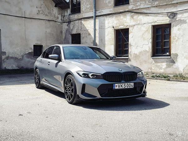 Grey BMW 320 2024 in Vilnius, with an engine capacity of 2.00 L and mileage of 32 thousand km for 33000 €, photo 3 on AUTOMOTO.COM.LV