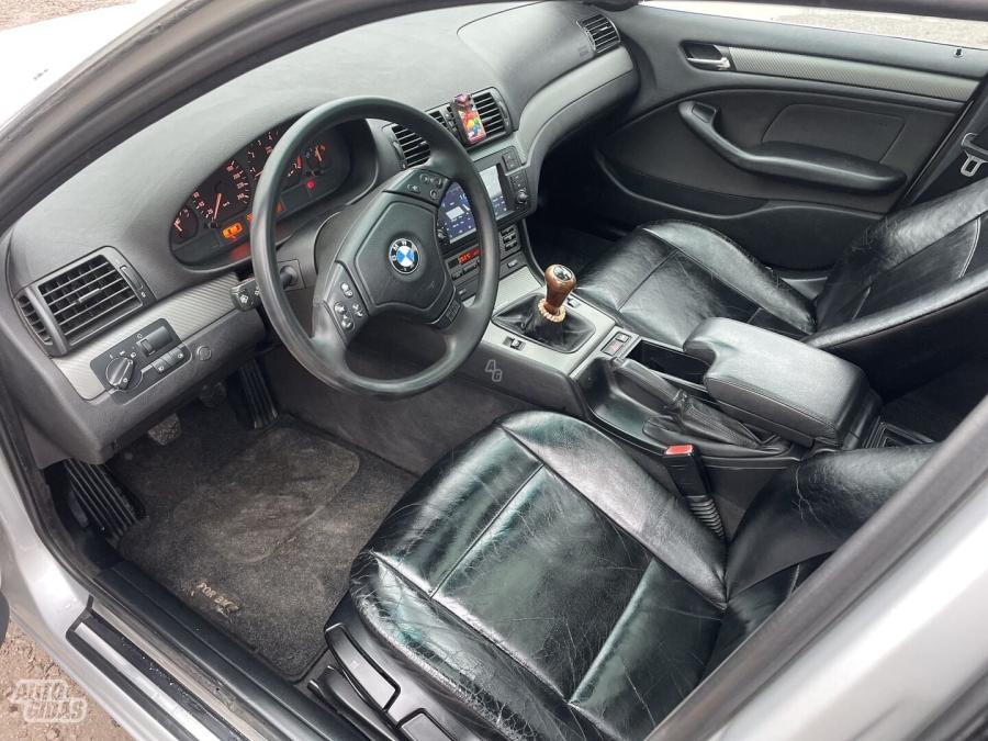 Grey BMW 320 1999 in Kaunas, with an engine capacity of 2.00 L and mileage of 270 thousand km for 2099 €, photo 11 on AUTOMOTO.COM.LV