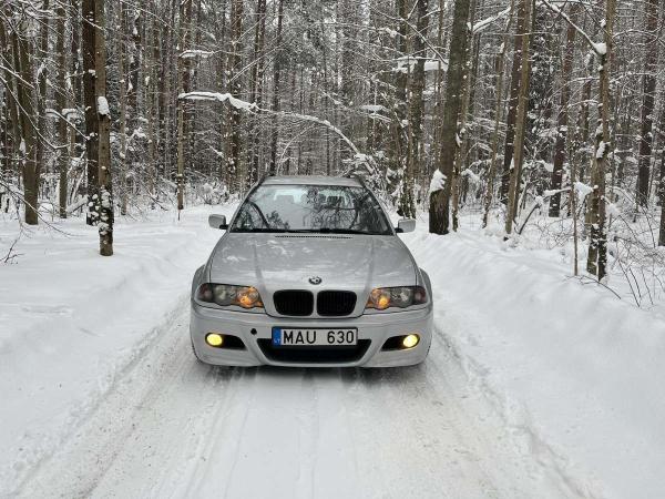 Grey BMW 320 2000 in Vilnius, with an engine capacity of 1.99 L and mileage of 218 thousand km for 1999 €, photo 1 on AUTOMOTO.COM.LV