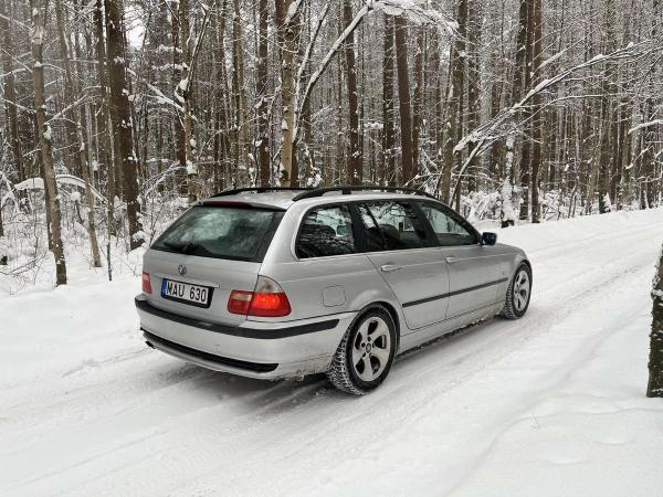 Grey BMW 320 2000 in Vilnius, with an engine capacity of 1.99 L and mileage of 218 thousand km for 1999 €, photo 5 on AUTOMOTO.COM.LV