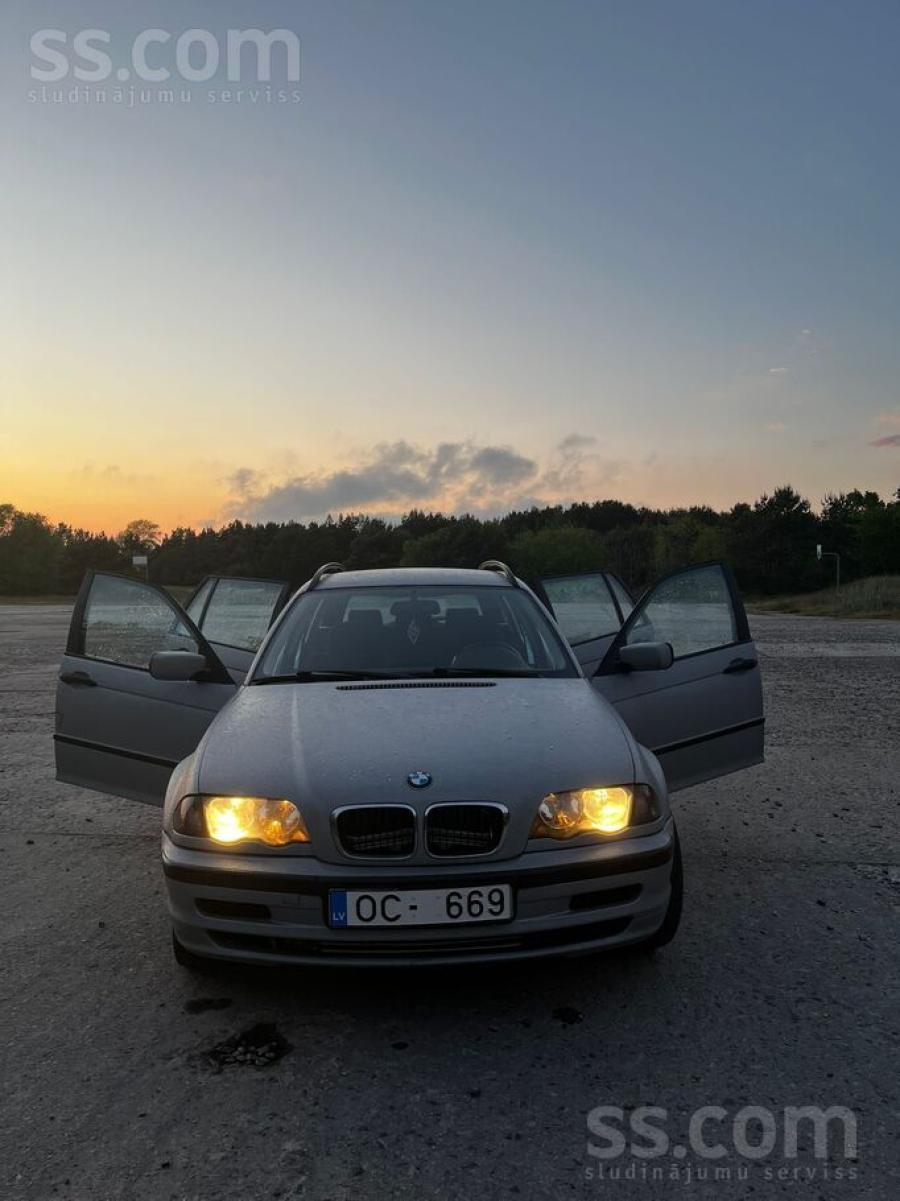 Grey BMW 320 2000 in Liepaja, with an engine capacity of 2.00 L and mileage of 408 thousand km for 1700 €, photo 7 on AUTOMOTO.COM.LV