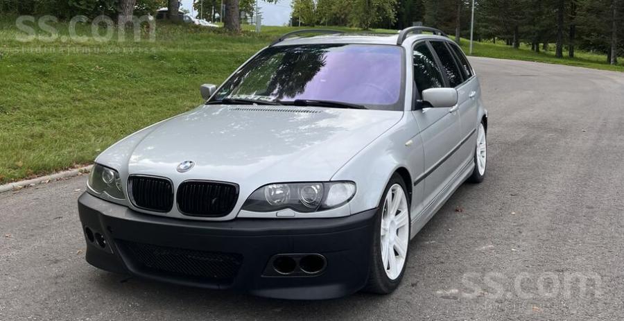 Grey BMW 320 2000 in Aluksne, with an engine capacity of 2.00 L and mileage of 381 thousand km for 1750 €, photo 1 on AUTOMOTO.COM.LV