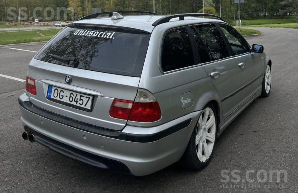 BMW 320 2000 in Aluksne on AUTOMOTO.COM.LV Grey BMW 320 2000 in Aluksne, with an engine capacity of 2.00 L and mileage of 381 thousand km for 1750 β¬, photo 5 on AUTOMOTO.COM.LV
