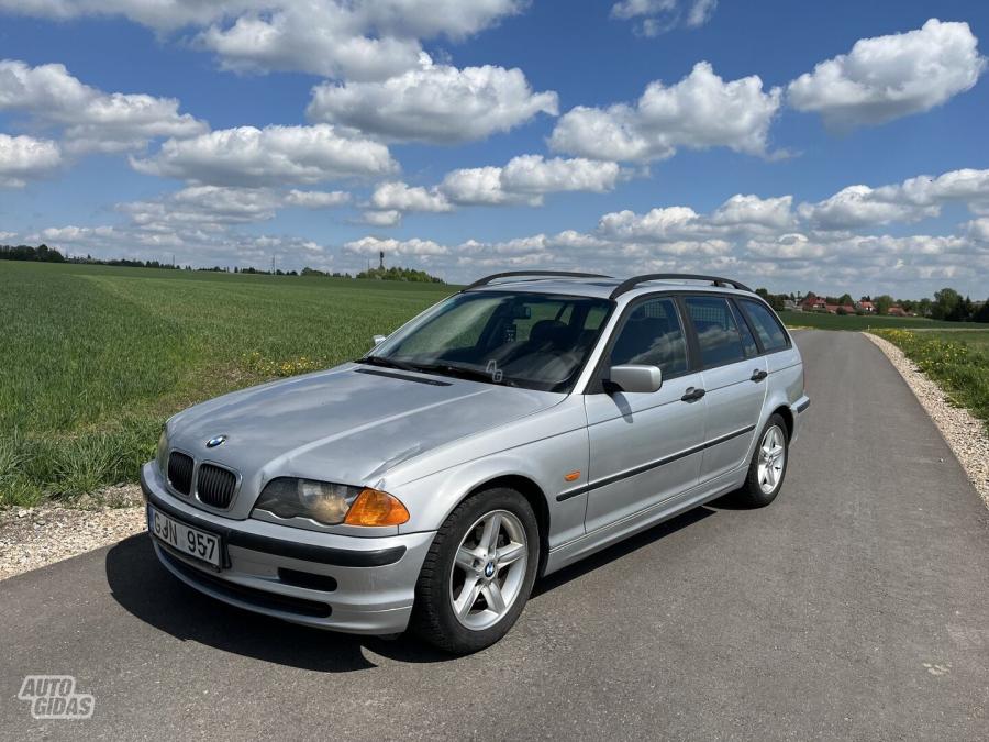 Pelēks BMW 320 2001 Ukmergė, ar dzinēja tilpumu 2.00 L un nobraukumu 327 tūkst. km par 850 €, foto 1 vietnē AUTOMOTO.COM.LV