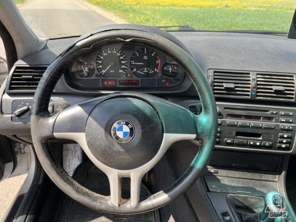 Grey BMW 320 2001 in Ukmerge, with an engine capacity of 2.00 L and mileage of 327 thousand km for 850 €, photo 9 on AUTOMOTO.COM.LV