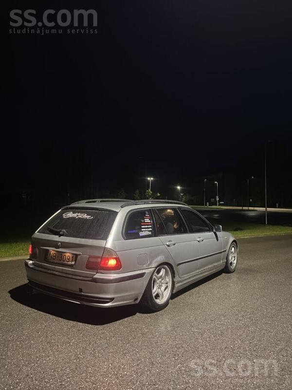 Grey BMW 320 2001 in Cesis, with an engine capacity of 2.00 L and mileage of 397 thousand km for 1990 €, photo 10 on AUTOMOTO.COM.LV