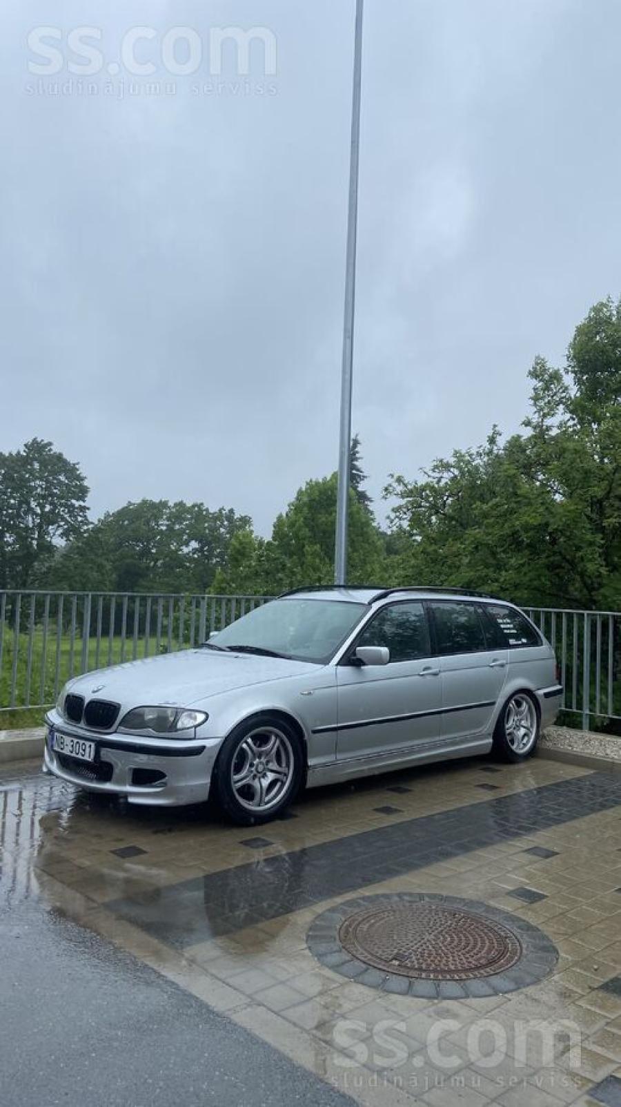 Grey BMW 320 2001 in Cesis, with an engine capacity of 2.00 L and mileage of 397 thousand km for 1990 €, photo 10 on AUTOMOTO.COM.LV