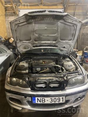 Grey BMW 320 2001 in Cesis, with an engine capacity of 2.00 L and mileage of 397 thousand km for 1990 €, photo 12 on AUTOMOTO.COM.LV