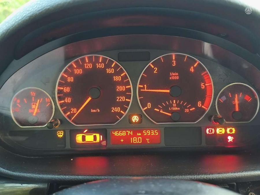 Серый БМВ 320 2001 в Утена, объемом двигателя 0.00 л и пробегом 467 тыс. км за 1250 €, фото 14 на AUTOMOTO.COM.LV
