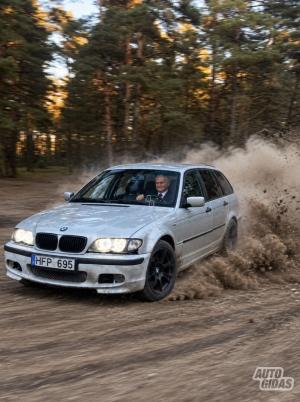 Grey BMW 320 2001 in Klaipeda, with an engine capacity of 2.00 L and mileage of 313 thousand km for 1350 €, photo 3 on AUTOMOTO.COM.LV