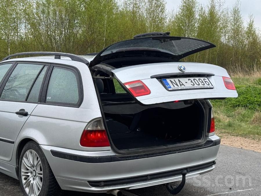 Pelēks BMW 320 2002 Tukums, ar dzinēja tilpumu 2.00 L un nobraukumu 349 tūkst. km par 1700 €, foto 7 vietnē AUTOMOTO.COM.LV