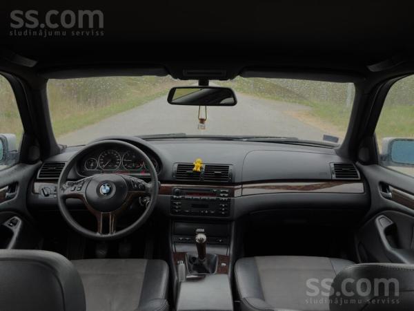Pelēks BMW 320 2002 Tukums, ar dzinēja tilpumu 2.00 L un nobraukumu 349 tūkst. km par 1700 €, foto 8 vietnē AUTOMOTO.COM.LV