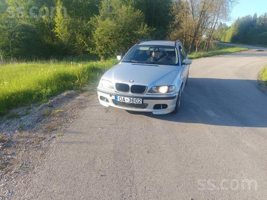 Grey BMW 320 2002 in Rezekne, with an engine capacity of 2.00 L and mileage of 344 thousand km for 3800 €, photo 1 on AUTOMOTO.COM.LV