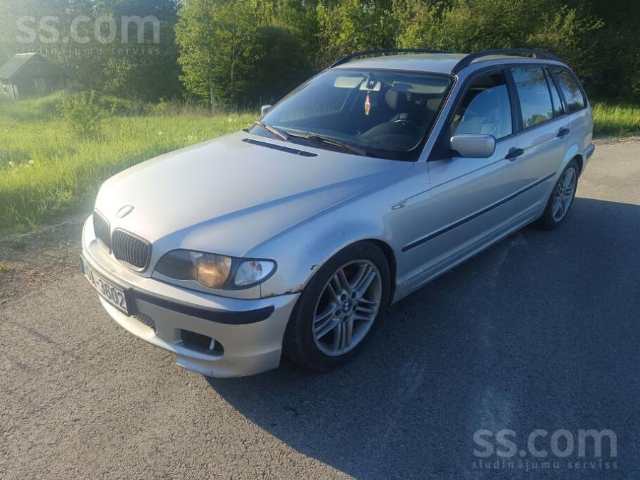 Grey BMW 320 2002 in Rezekne, with an engine capacity of 2.00 L and mileage of 344 thousand km for 3800 €, photo 2 on AUTOMOTO.COM.LV