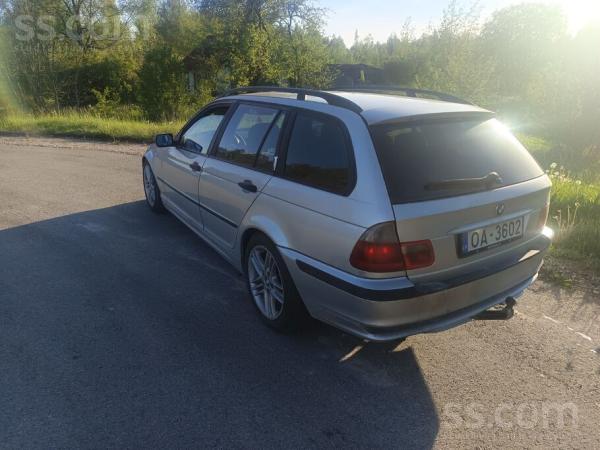 Grey BMW 320 2002 in Rezekne, with an engine capacity of 2.00 L and mileage of 344 thousand km for 3800 €, photo 3 on AUTOMOTO.COM.LV