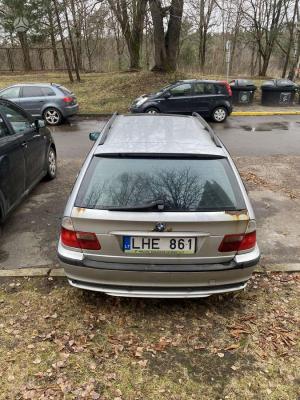 Pelēks BMW 320 2002 Viļņa, ar dzinēja tilpumu 2.00 L un nobraukumu 320 tūkst. km par 800 €, foto 3 vietnē AUTOMOTO.COM.LV