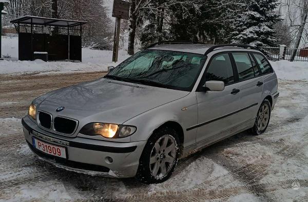 Grey BMW 320 2002 in Vilnius, with an engine capacity of 2.00 L and mileage of 310 thousand km for 950 €, photo 1 on AUTOMOTO.COM.LV