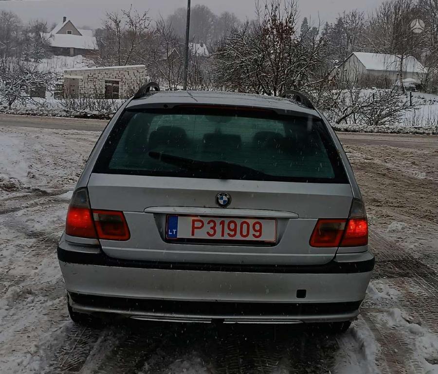 Pelēks BMW 320 2002 Viļņa, ar dzinēja tilpumu 2.00 L un nobraukumu 310 tūkst. km par 950 €, foto 4 vietnē AUTOMOTO.COM.LV