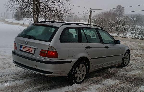 Grey BMW 320 2002 in Vilnius, with an engine capacity of 2.00 L and mileage of 310 thousand km for 950 €, photo 5 on AUTOMOTO.COM.LV