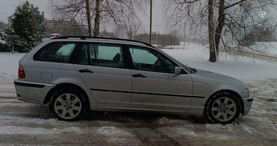 Pelēks BMW 320 2002 Viļņa, ar dzinēja tilpumu 2.00 L un nobraukumu 310 tūkst. km par 950 €, foto 6 vietnē AUTOMOTO.COM.LV