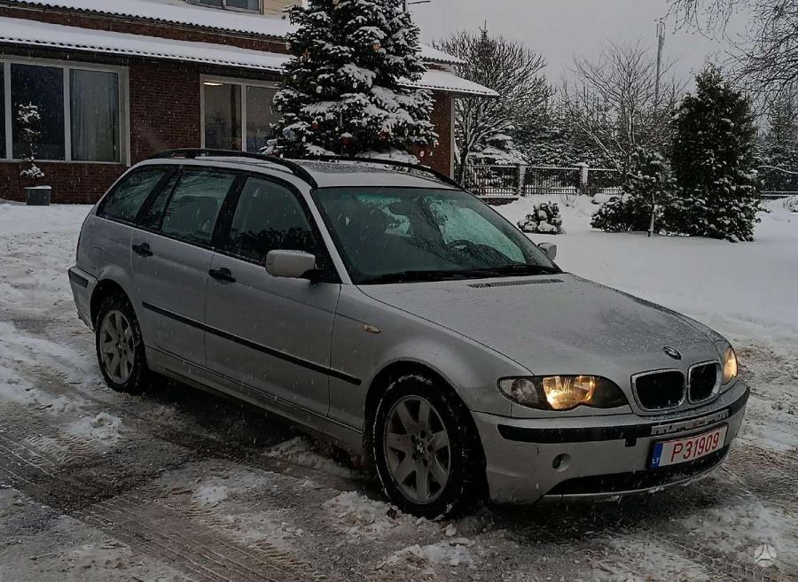 Pelēks BMW 320 2002 Viļņa, ar dzinēja tilpumu 2.00 L un nobraukumu 310 tūkst. km par 950 €, foto 7 vietnē AUTOMOTO.COM.LV