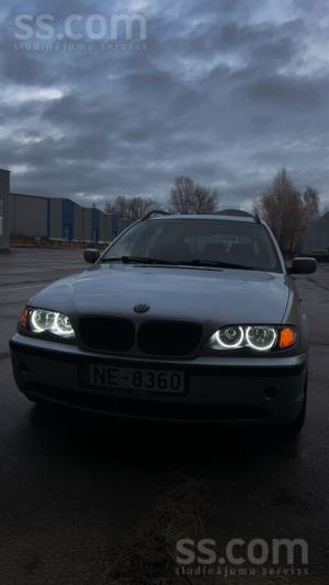 Grey BMW 320 2002 in Riga, with an engine capacity of 2.00 L and mileage of 391 thousand km for 2400 €, photo 2 on AUTOMOTO.COM.LV