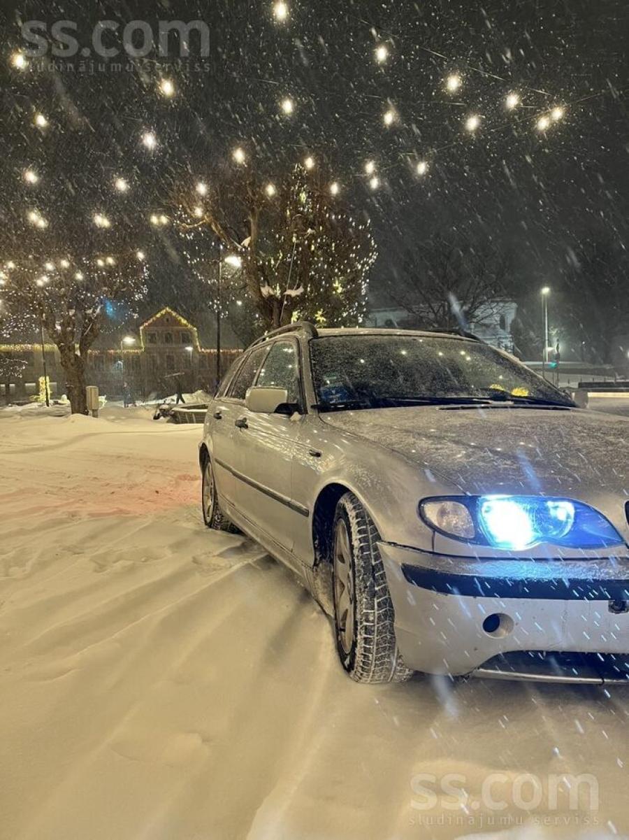 Pelēks BMW 320 2002 Saldus, ar dzinēja tilpumu 2.00 L un nobraukumu 400 tūkst. km par 1280 €, foto 4 vietnē AUTOMOTO.COM.LV