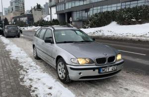 Grey BMW 320 2002 in Vilnius, with an engine capacity of 2.00 L and mileage of 379 thousand km for 900 €, photo  on AUTOMOTO.COM.LV
