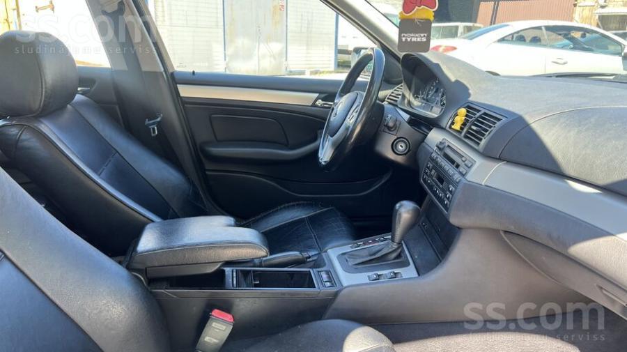 Pelēks BMW 320 2002 Liepāja, ar dzinēja tilpumu 2.20 L un nobraukumu 287 tūkst. km par 2550 €, foto 22 vietnē AUTOMOTO.COM.LV