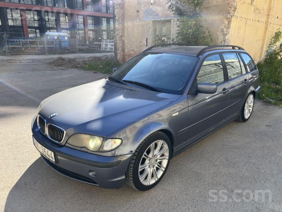 Grey BMW 320 2002 in Riga, with an engine capacity of 2.00 L and mileage of 312 thousand km for 1000 €, photo 1 on AUTOMOTO.COM.LV