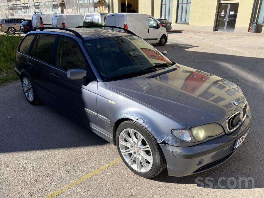 Grey BMW 320 2002 in Riga, with an engine capacity of 2.00 L and mileage of 312 thousand km for 1000 €, photo 3 on AUTOMOTO.COM.LV