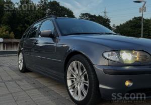 Grey BMW 320 2002 in Riga, with an engine capacity of 2.00 L and mileage of 313 thousand km for 2400 €, photo 4 on AUTOMOTO.COM.LV