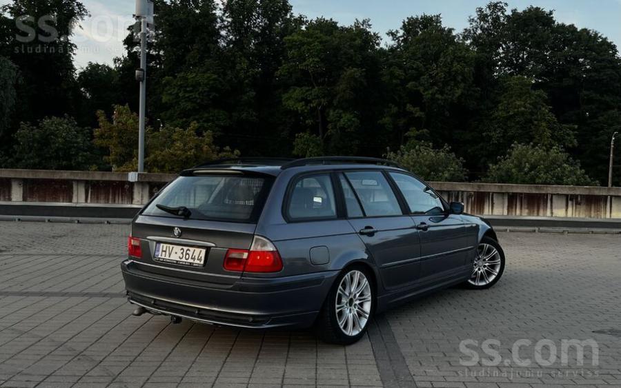 Grey BMW 320 2002 in Riga, with an engine capacity of 2.00 L and mileage of 313 thousand km for 2400 €, photo 11 on AUTOMOTO.COM.LV