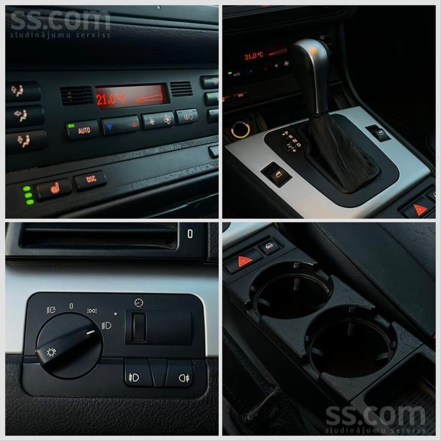 Grey BMW 320 2002 in Riga, with an engine capacity of 2.00 L and mileage of 313 thousand km for 2400 €, photo 25 on AUTOMOTO.COM.LV