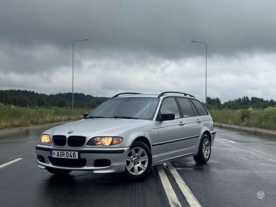 Pelēks BMW 320 2002 Viļņa, ar dzinēja tilpumu 2.00 L un nobraukumu 258 tūkst. km par 2000 €, foto 1 vietnē AUTOMOTO.COM.LV