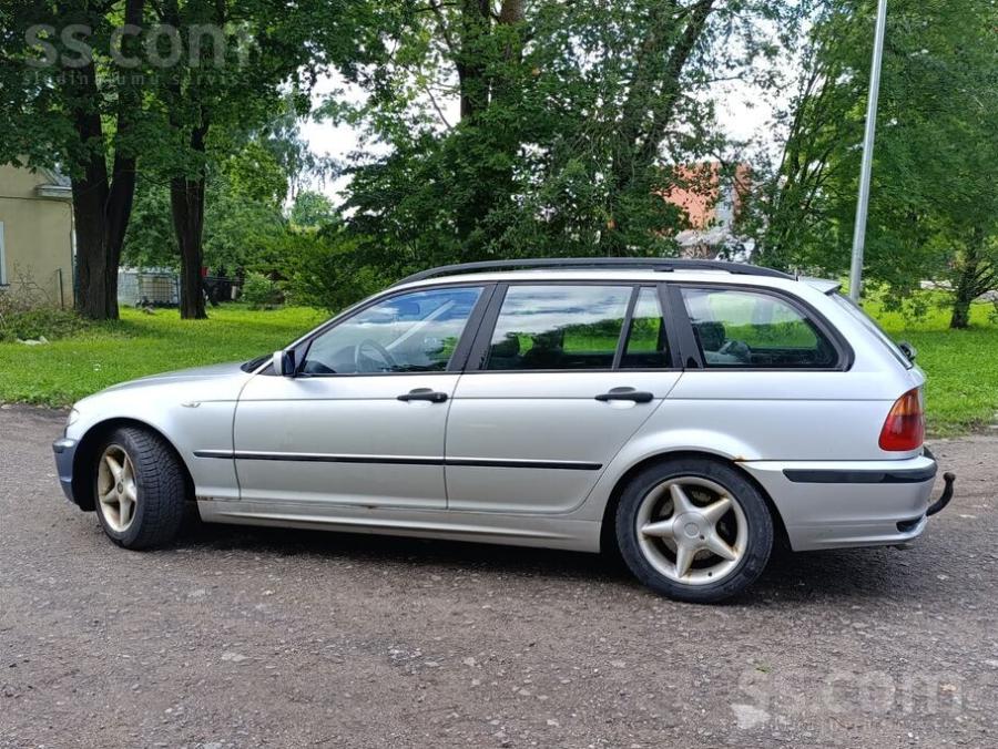 Grey BMW 320 2002 in Jurmala, with an engine capacity of 2.00 L and mileage of 413 thousand km for 1450 €, photo 1 on AUTOMOTO.COM.LV