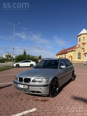 Grey BMW 320 2002 in Jekabpils, with an engine capacity of 2.00 L and mileage of 315 thousand km for 1100 €, photo  on AUTOMOTO.COM.LV
