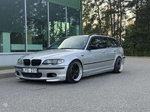 Pelēks BMW 320 2002 Viļņa, ar dzinēja tilpumu 1.95 L un nobraukumu 320 tūkst. km par 2950 €, foto  vietnē AUTOMOTO.COM.LV