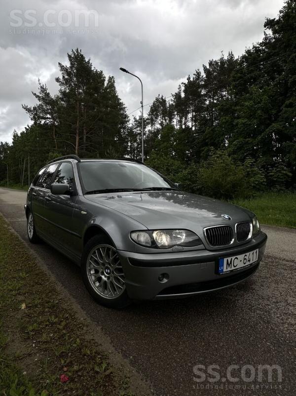 Grey BMW 320 2003 in Riga, with an engine capacity of 2.00 L and mileage of 335 thousand km for 3000 €, photo 1 on AUTOMOTO.COM.LV