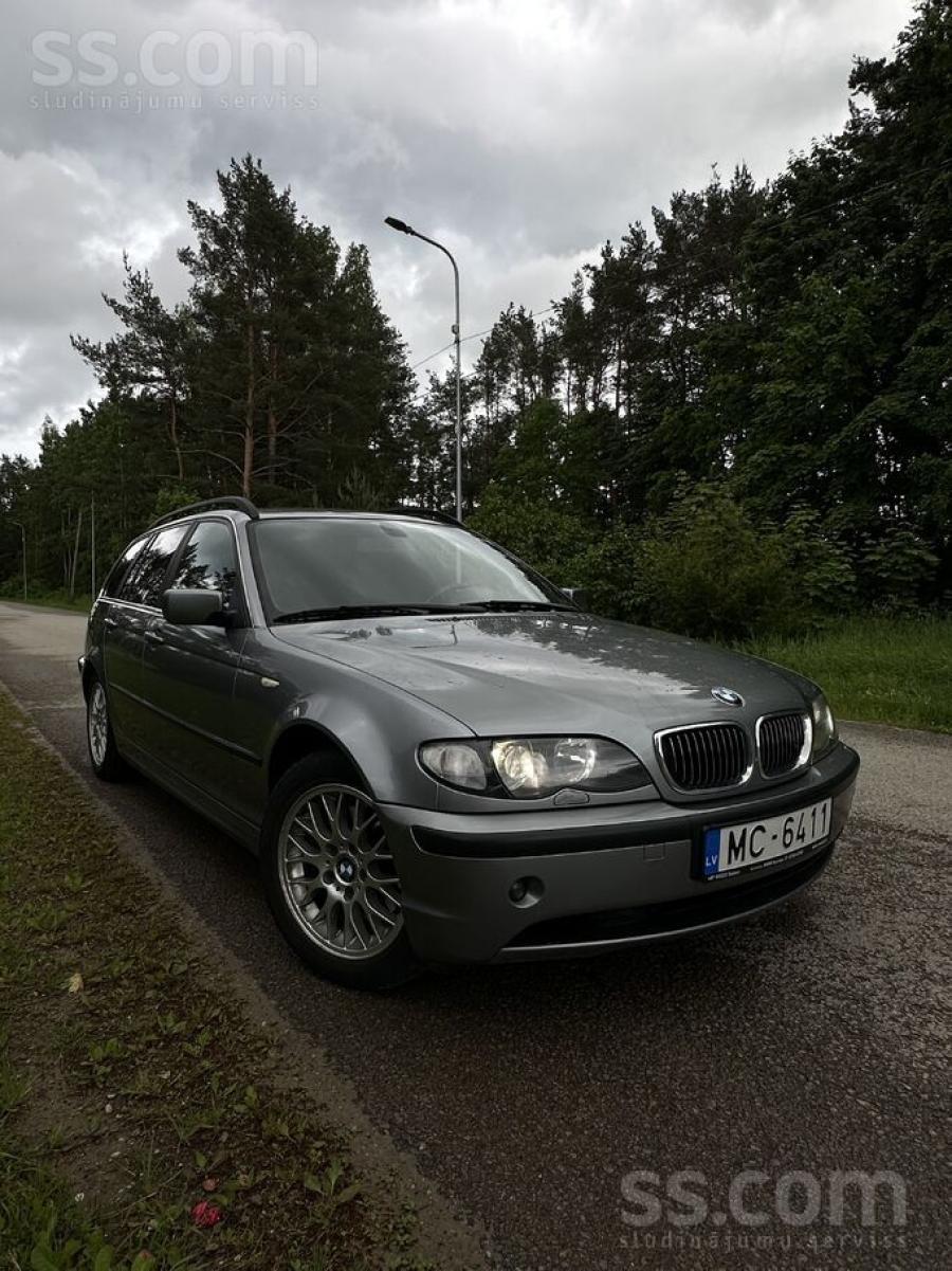 Grey BMW 320 2003 in Riga, with an engine capacity of 2.00 L and mileage of 335 thousand km for 3000 €, photo 1 on AUTOMOTO.COM.LV