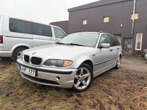 Pelēks BMW 320 2003 Viļņa, ar dzinēja tilpumu 2.00 L un nobraukumu 320 tūkst. km par 1450 €, foto 2 vietnē AUTOMOTO.COM.LV