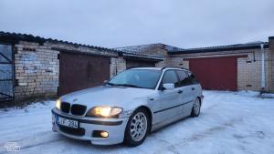 Pelēks BMW 320 2003 Molėtai, ar dzinēja tilpumu 2.00 L un nobraukumu 450 tūkst. km par 750 €, foto  vietnē AUTOMOTO.COM.LV