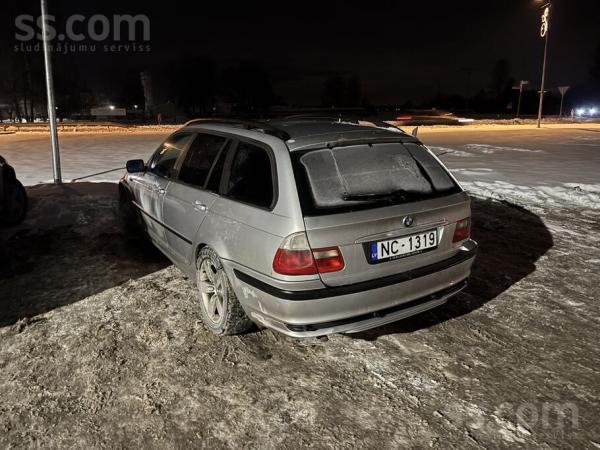 Grey BMW 320 2003 in Bauska, with an engine capacity of 2.00 L and mileage of 415 thousand km for 1500 €, photo 1 on AUTOMOTO.COM.LV