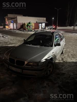 Grey BMW 320 2003 in Bauska, with an engine capacity of 2.00 L and mileage of 415 thousand km for 1500 €, photo 2 on AUTOMOTO.COM.LV