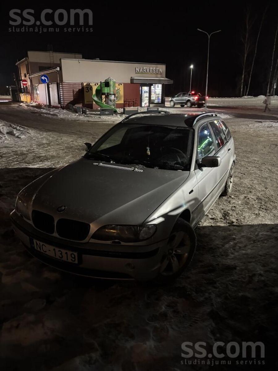Grey BMW 320 2003 in Bauska, with an engine capacity of 2.00 L and mileage of 415 thousand km for 1500 €, photo 2 on AUTOMOTO.COM.LV
