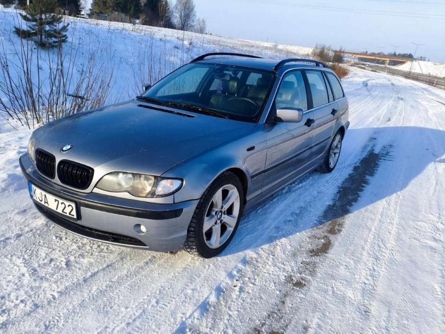 Grey BMW 320 2003 in Radviliskis, with an engine capacity of 2.00 L and mileage of 407 thousand km for 1500 €, photo 2 on AUTOMOTO.COM.LV