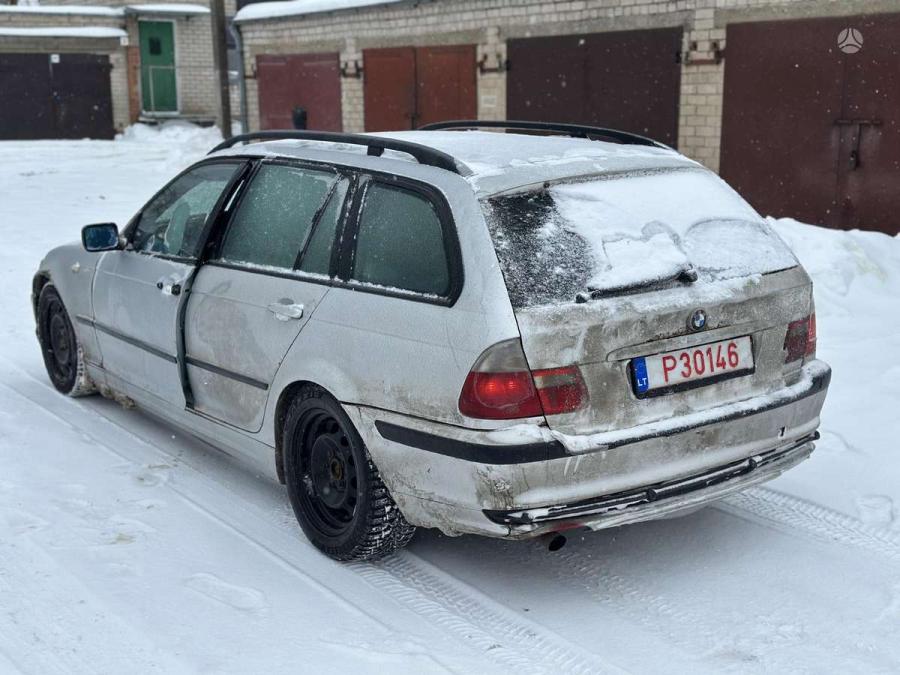Pelēks BMW 320 2003 Ukmergė, ar dzinēja tilpumu 2.00 L un nobraukumu 505 tūkst. km par 700 €, foto 4 vietnē AUTOMOTO.COM.LV