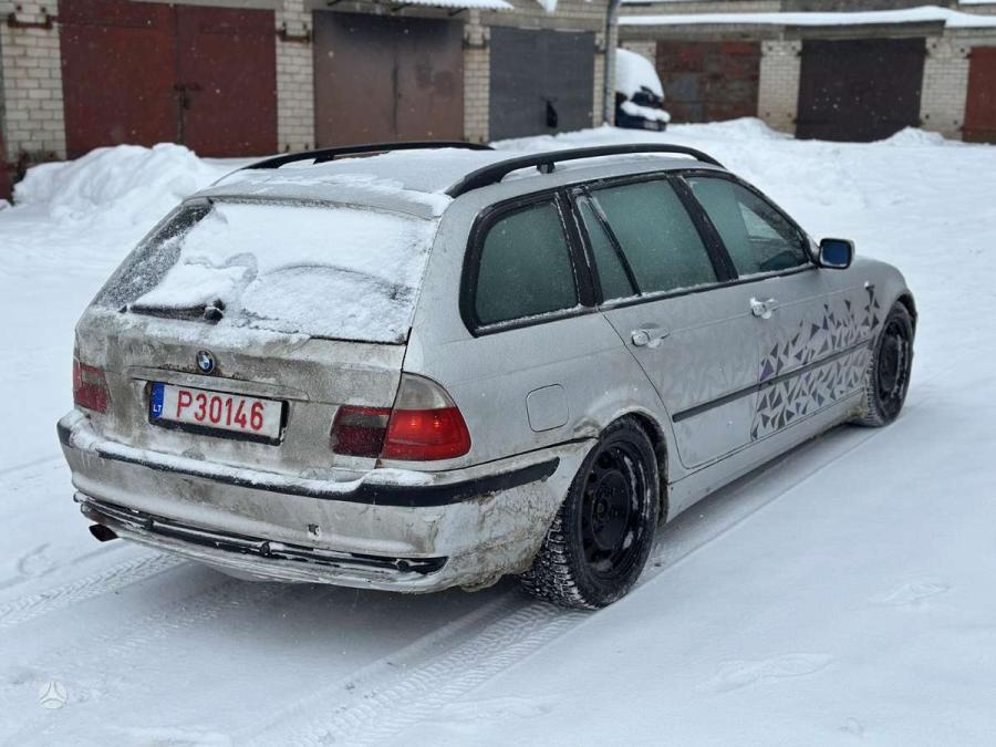 Pelēks BMW 320 2003 Ukmergė, ar dzinēja tilpumu 2.00 L un nobraukumu 505 tūkst. km par 700 €, foto 6 vietnē AUTOMOTO.COM.LV