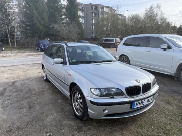 Grey BMW 320 2003 in Vilnius, with an engine capacity of 2.00 L and mileage of 384 thousand km for 1550 €, photo 1 on AUTOMOTO.COM.LV